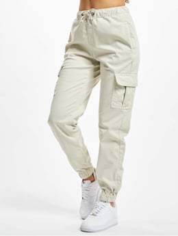 Urban Classics Damen Cargohose Ladies High Waist Cargo In Braun 798902