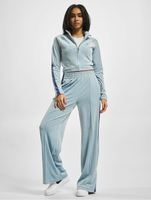 Juicy Couture Damen Jogginghose Velour Wide Leg In Blau 956313