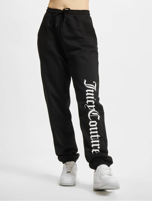 Juicy Couture Damen Jogginghose Graphic Fleece Cuffed In Schwarz 879867